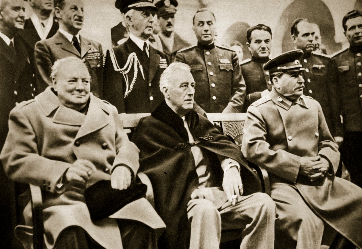 The Big Three At The Yalta Conference Prime Minister Churchill